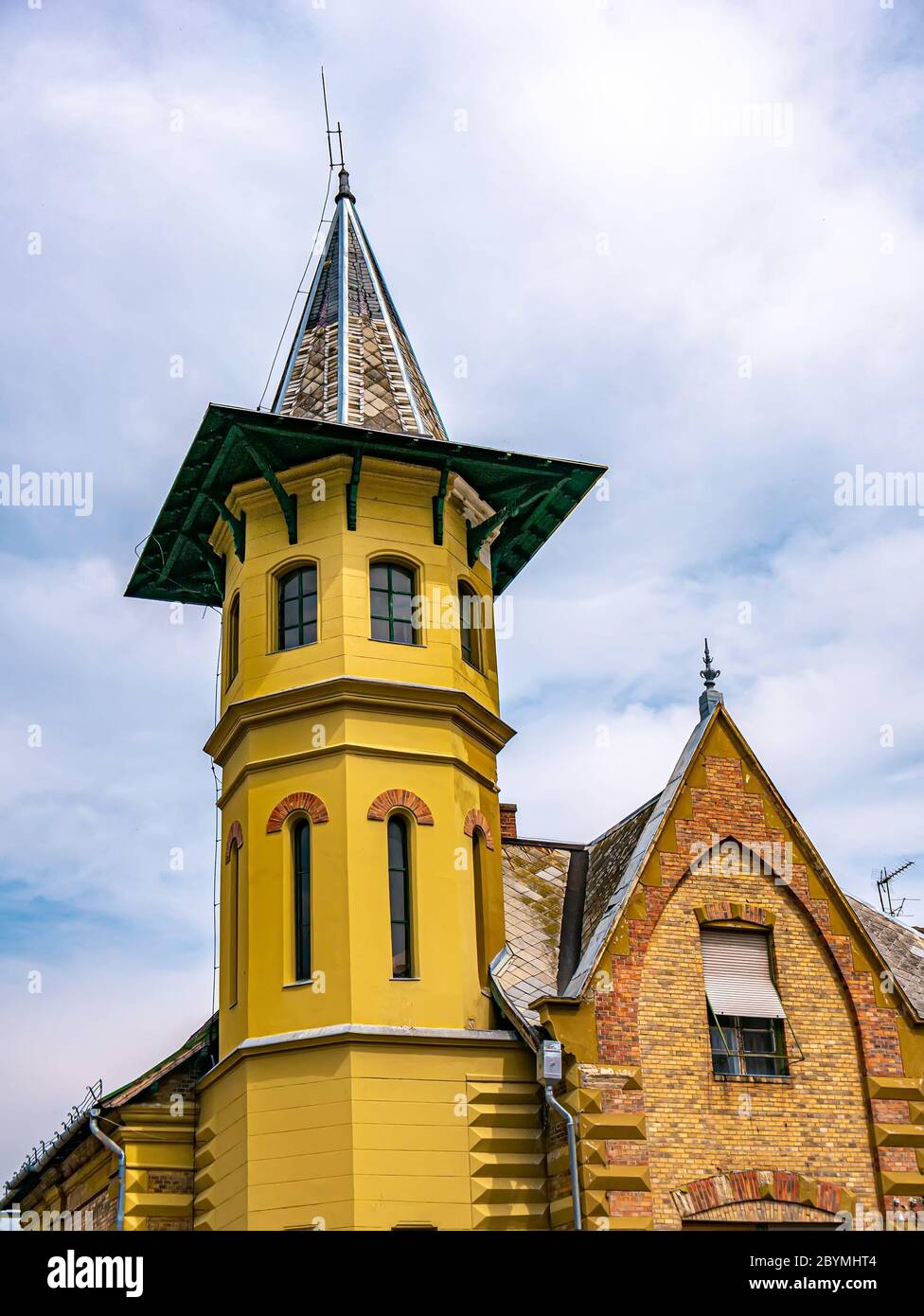 Historic architecture in Papa, Hungary on a sunny day Stock Photo - Alamy