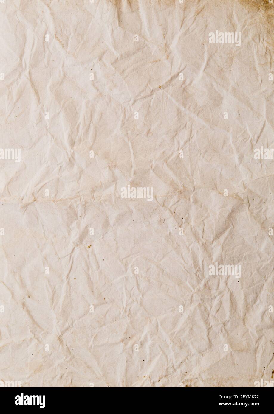 Light brown wrinkled paper hi-res stock photography and images - Alamy