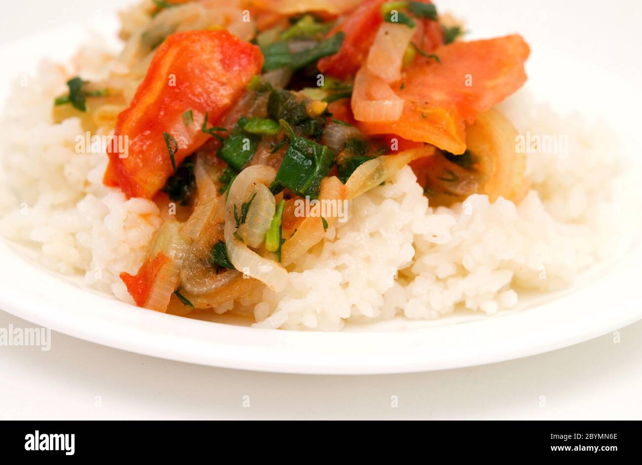 rice with vegetable Stock Photo - Alamy