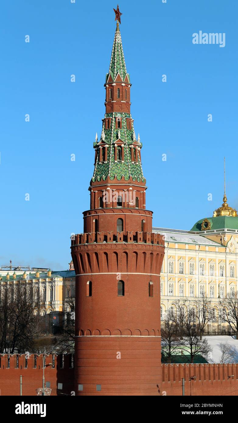 Tower of the Moscow Kremlin Stock Photo - Alamy