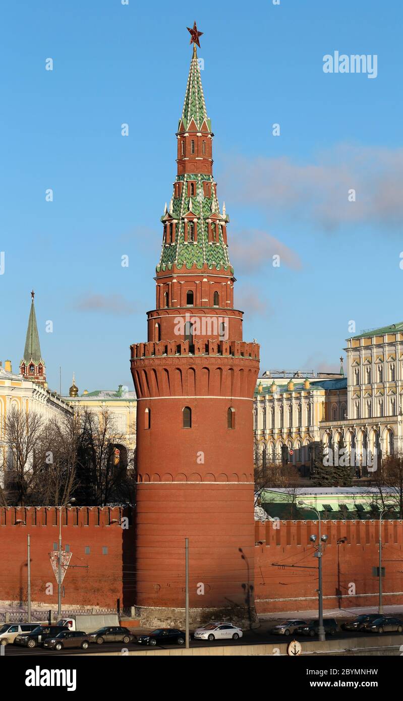 Tower of the Moscow Kremlin Stock Photo - Alamy
