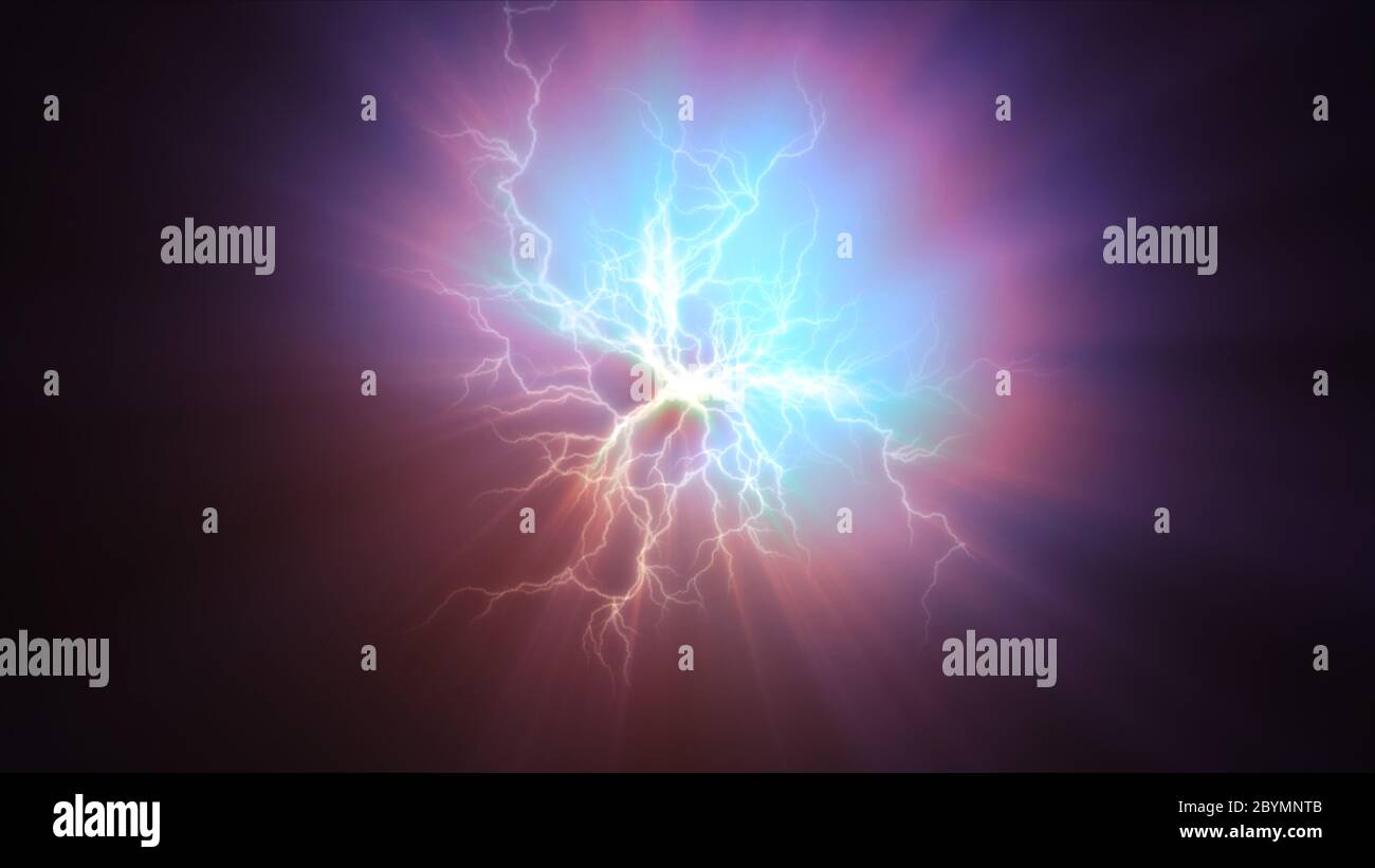lightning bolt electricity abstract light background illustration Stock ...