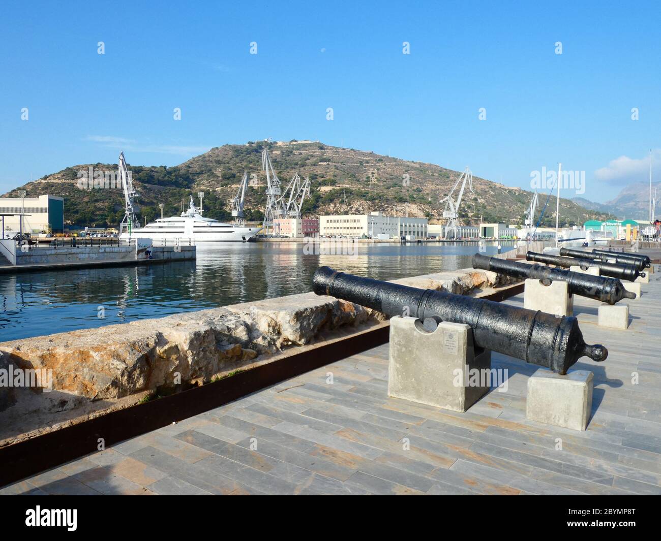 Port of Cartagena, Spain Stock Photo - Alamy
