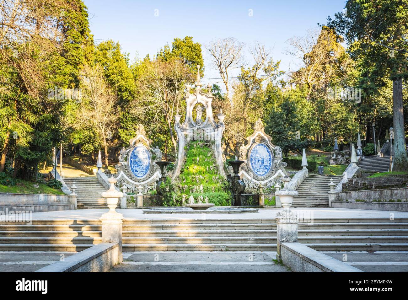 Garden of the Mermaid, Coimbra, Portugal Stock Photo - Alamy