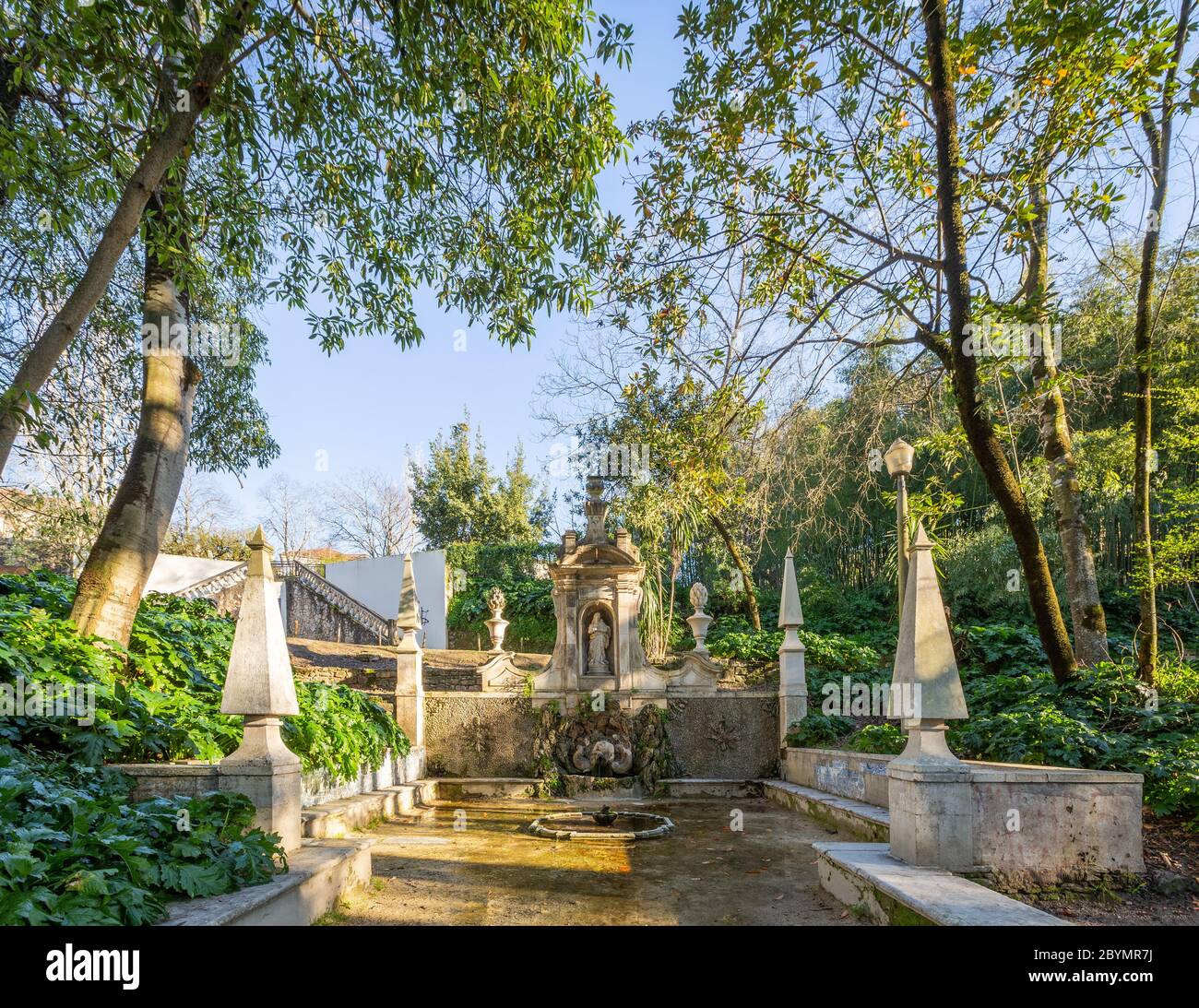 Garden of the Mermaid, Coimbra, Portugal Stock Photo - Alamy