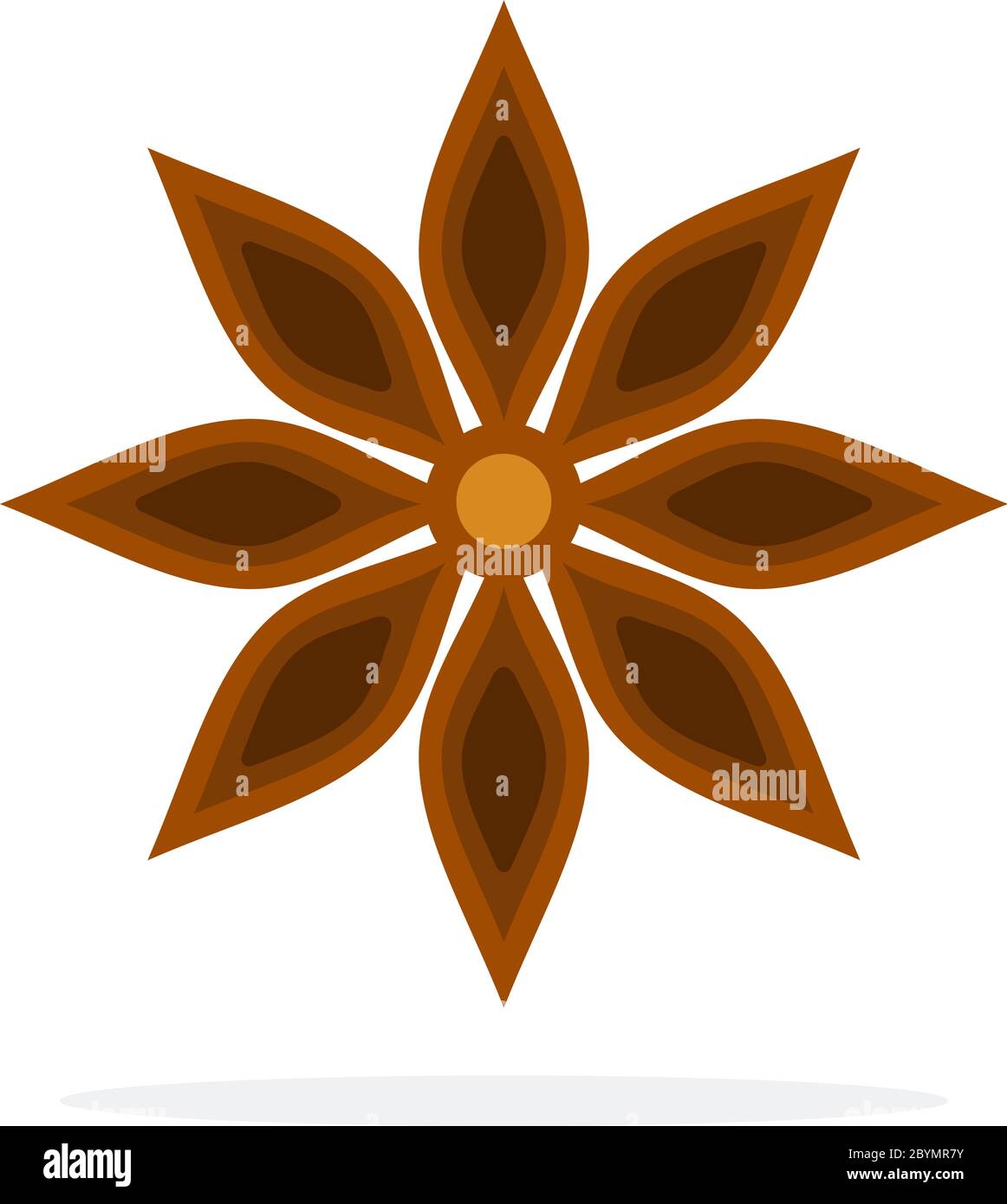 Christmas aromatic star Stock Vector Images - Alamy