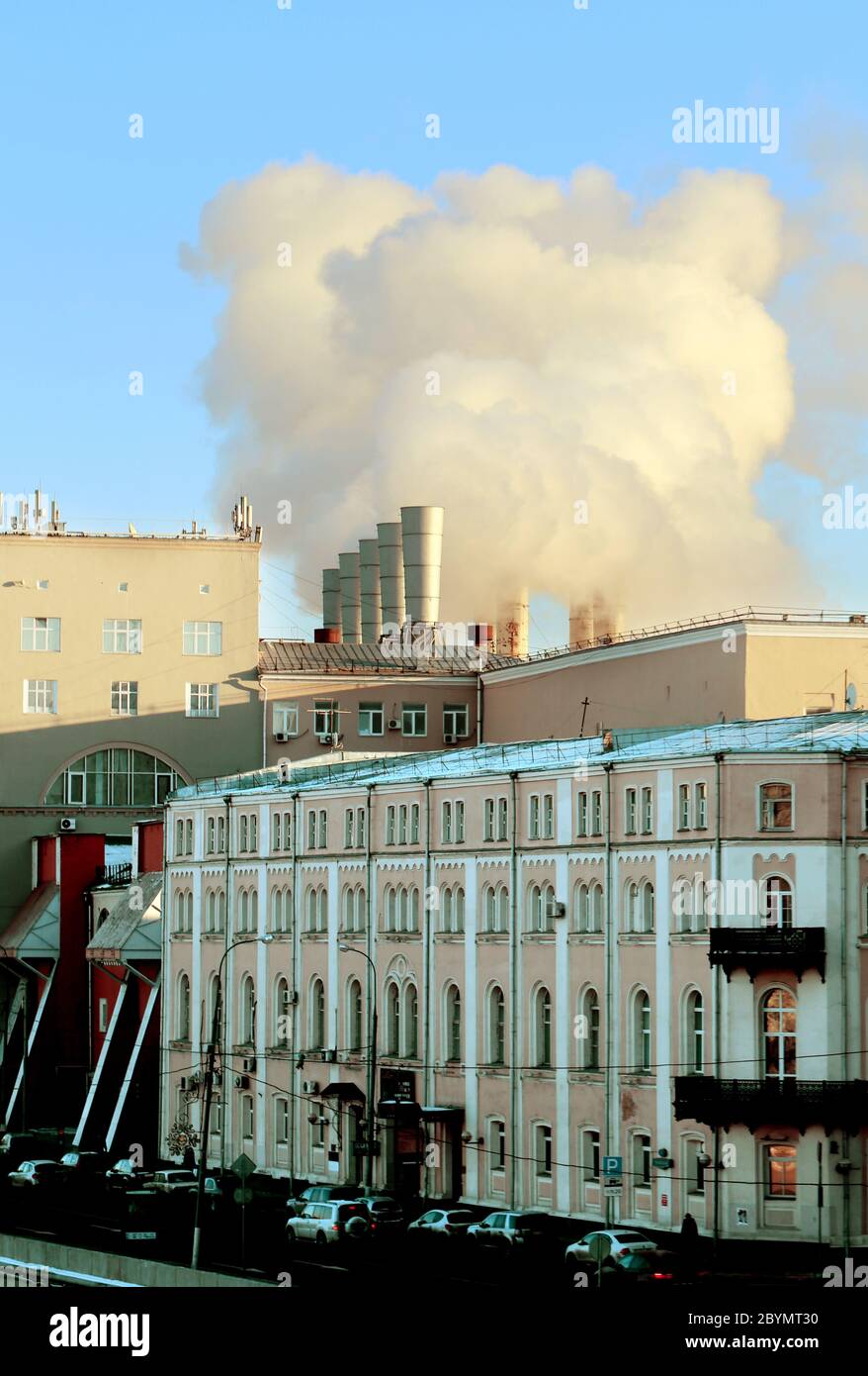 Moscow in Building Stock Photo - Alamy