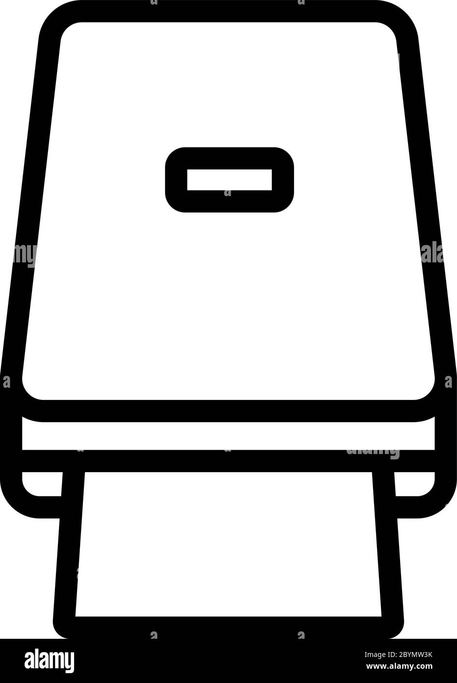 portable photocopier icon vector outline illustration Stock Vector ...