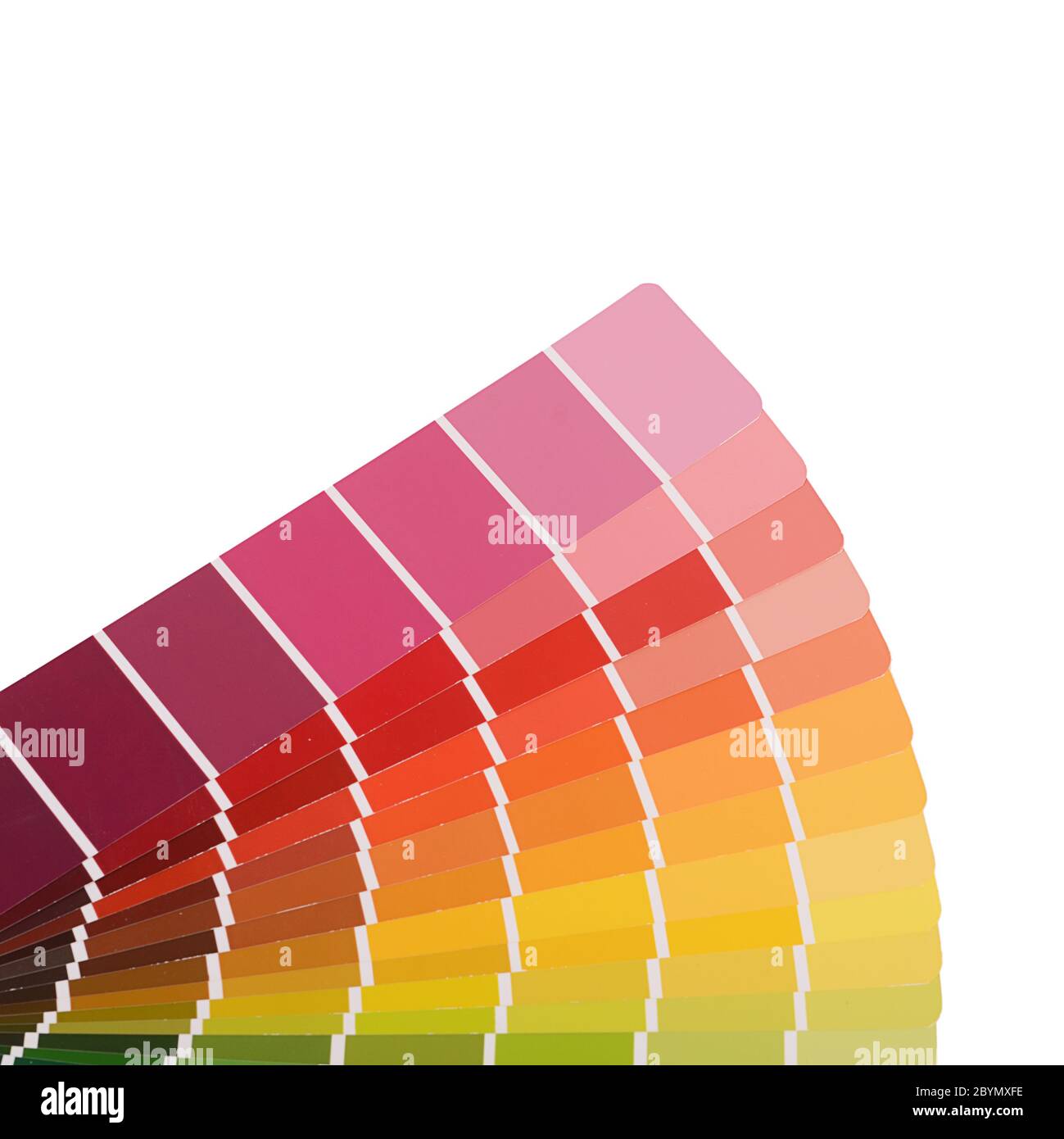 The color palette isolated on white Stock Photo - Alamy