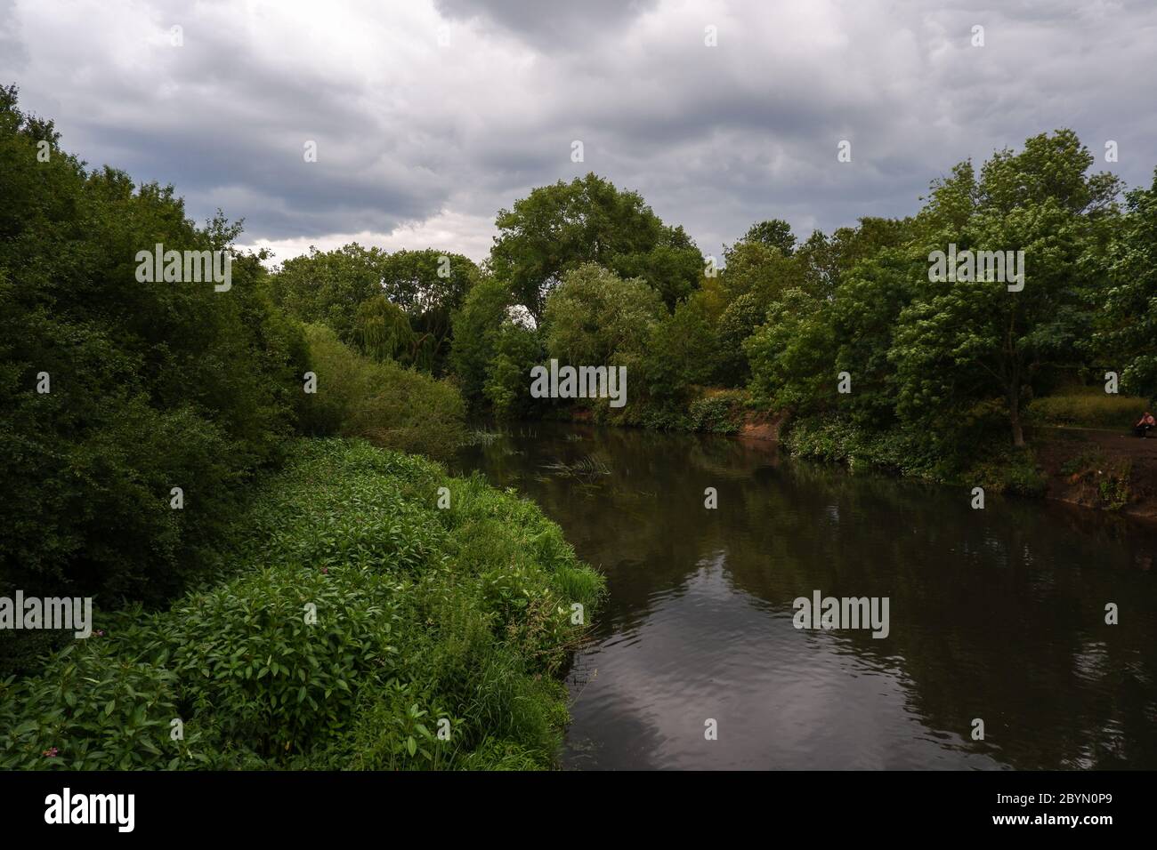 The River Lea near Hackney Marshes ,London UK Stock Photo - Alamy