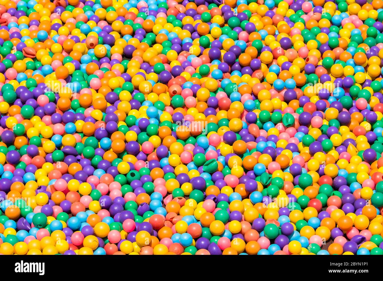 colorful plastic balls texture background Stock Photo - Alamy