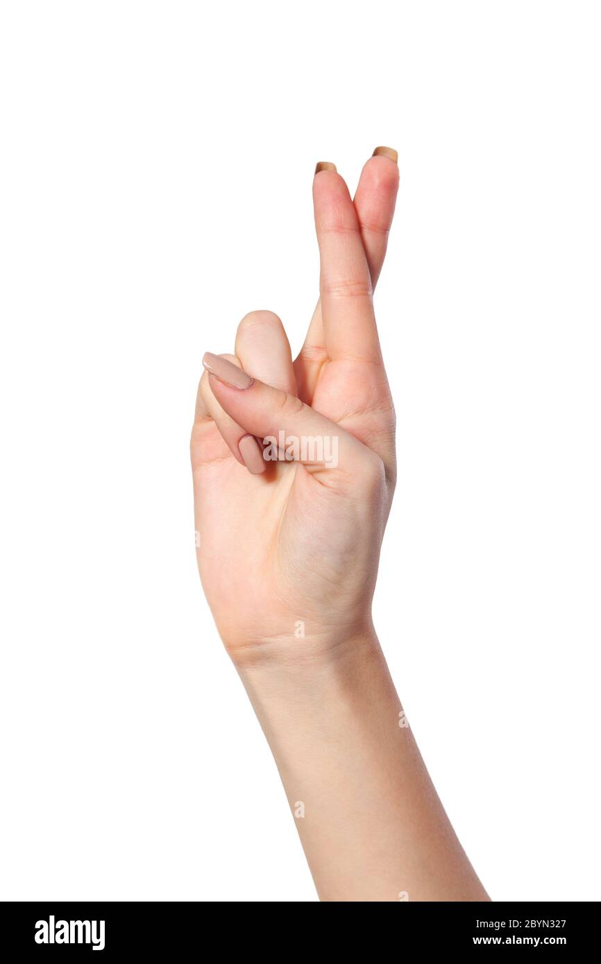 Crossed for good luck Cut Out Stock Images & Pictures - Alamy