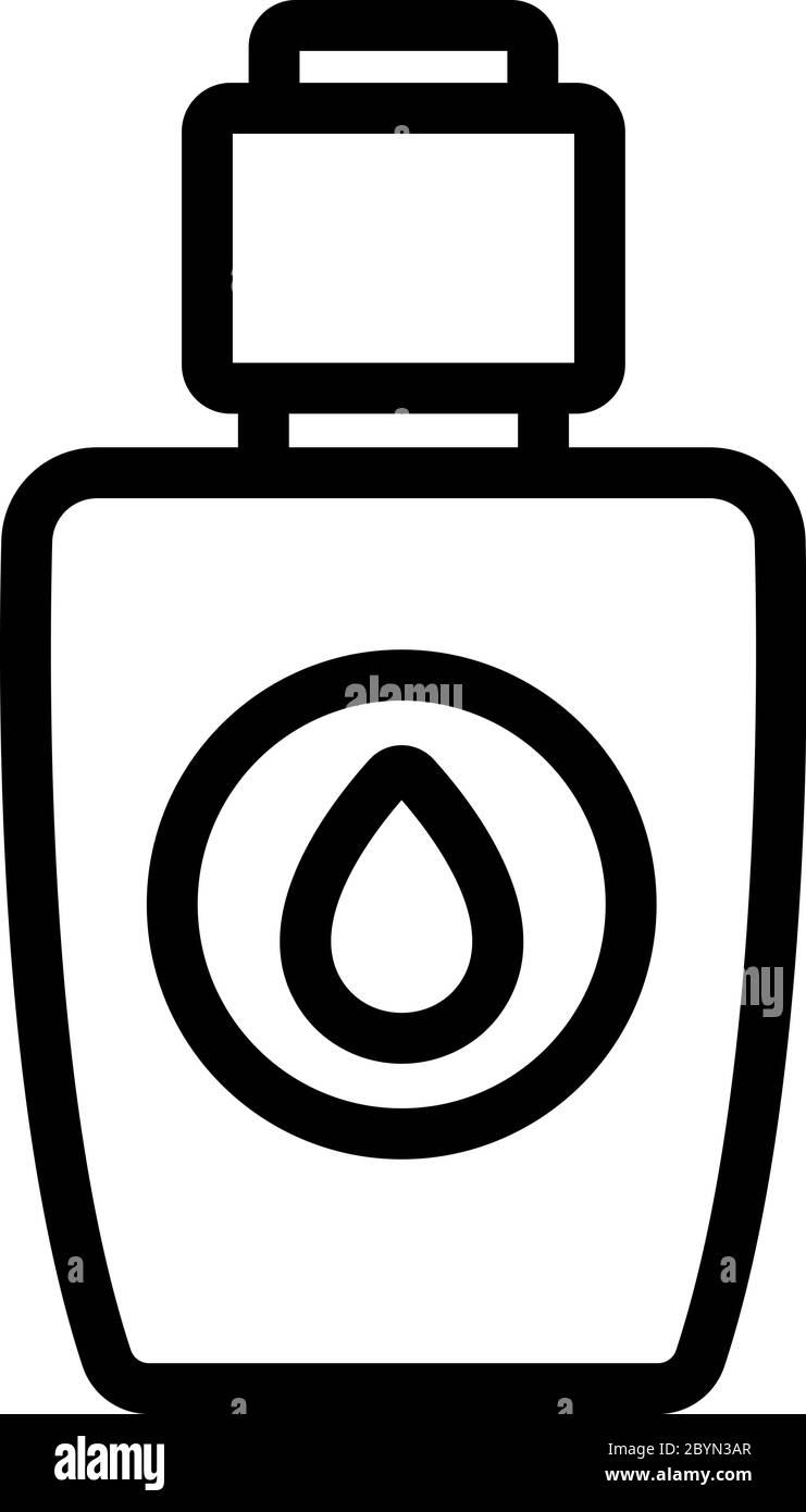 oil cosmetic for skin icon vector outline illustration Stock Vector ...