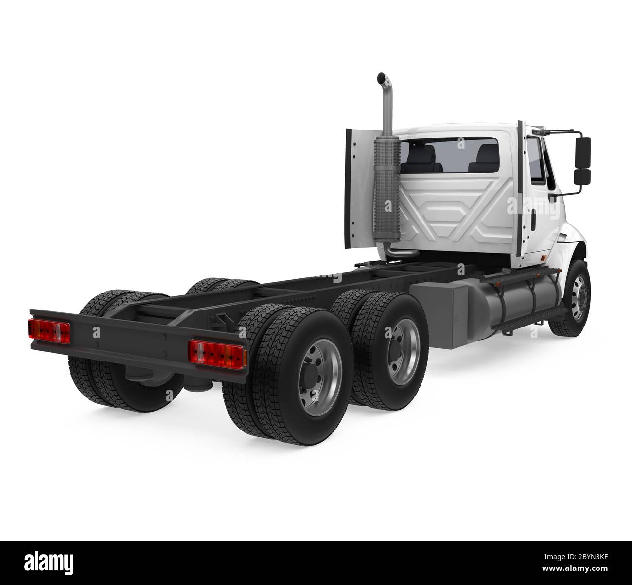 Semi-trailer Truck Isolated Stock Photo - Alamy
