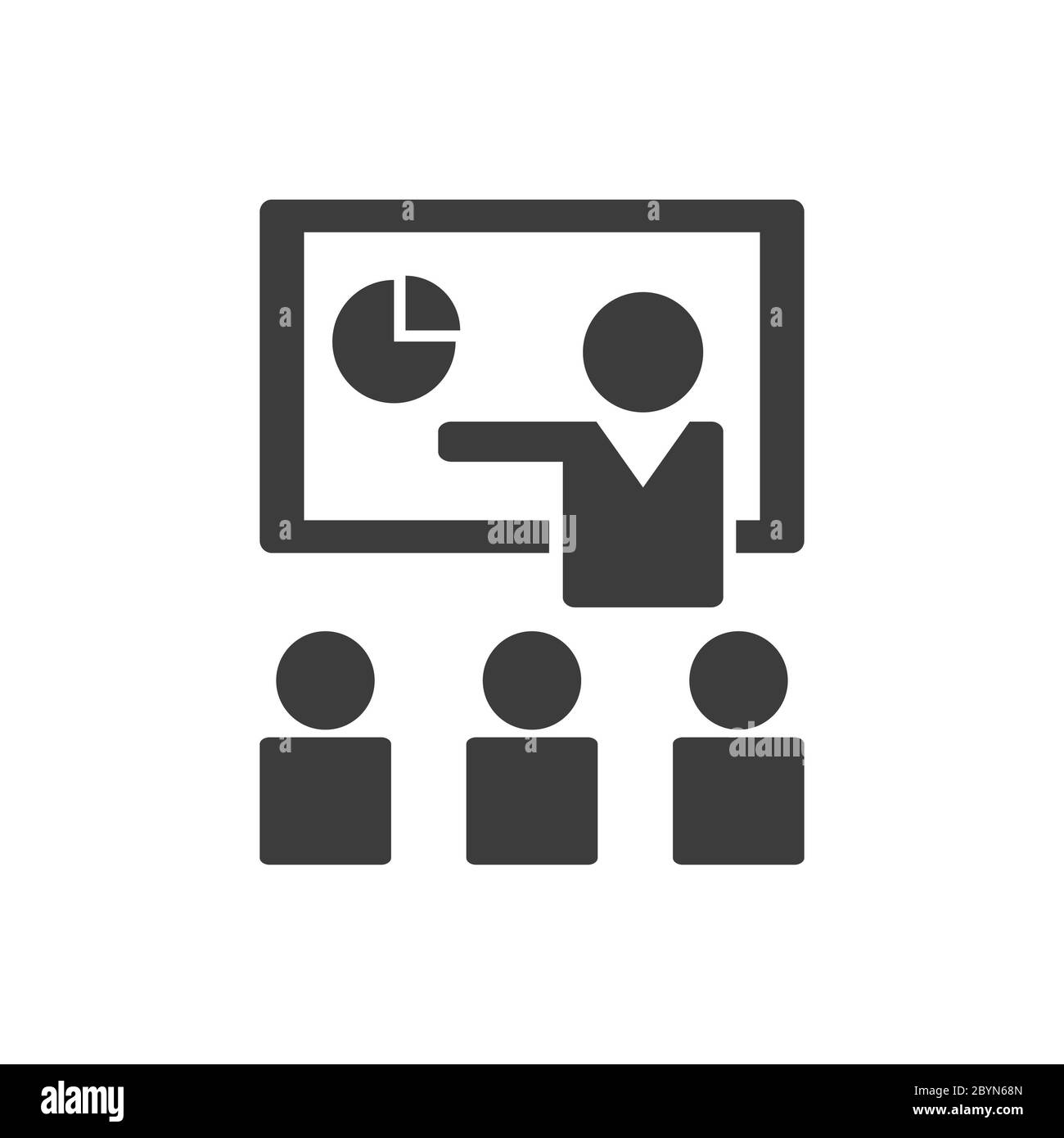 Presentation icon Black and White Stock Photos & Images - Alamy