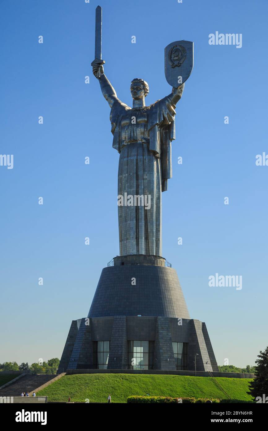 Mother Land monument in Kiev, Ukraine Stock Photo - Alamy