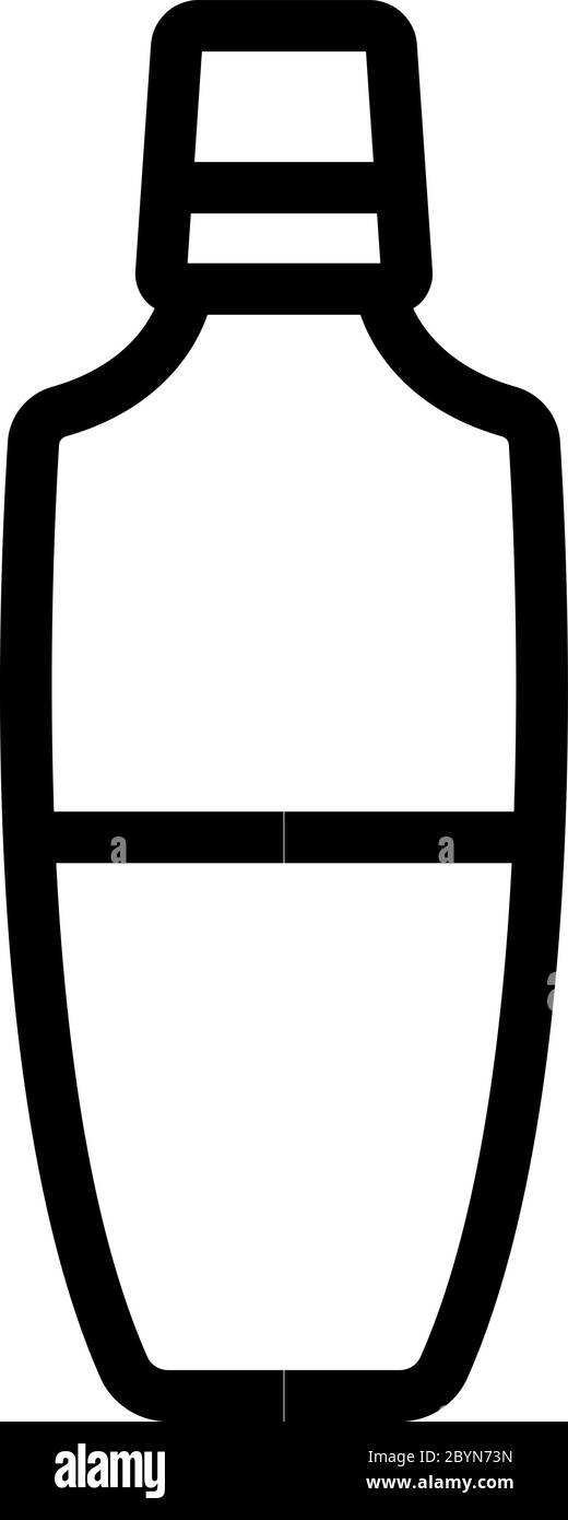 body care lotion icon vector outline illustration Stock Vector Image ...