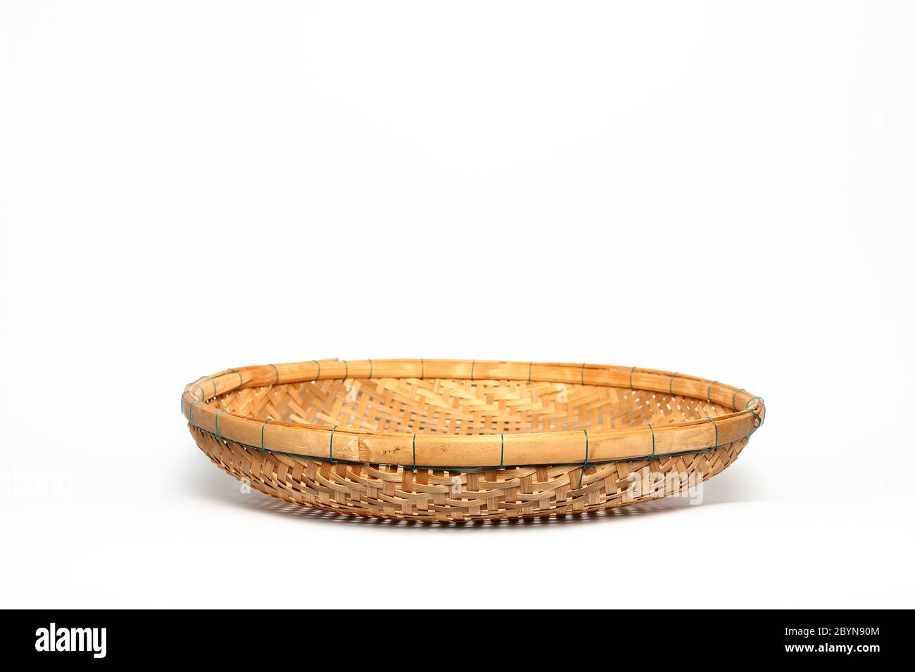 threshing basket made from bamboo,asean thailand Stock Photo - Alamy