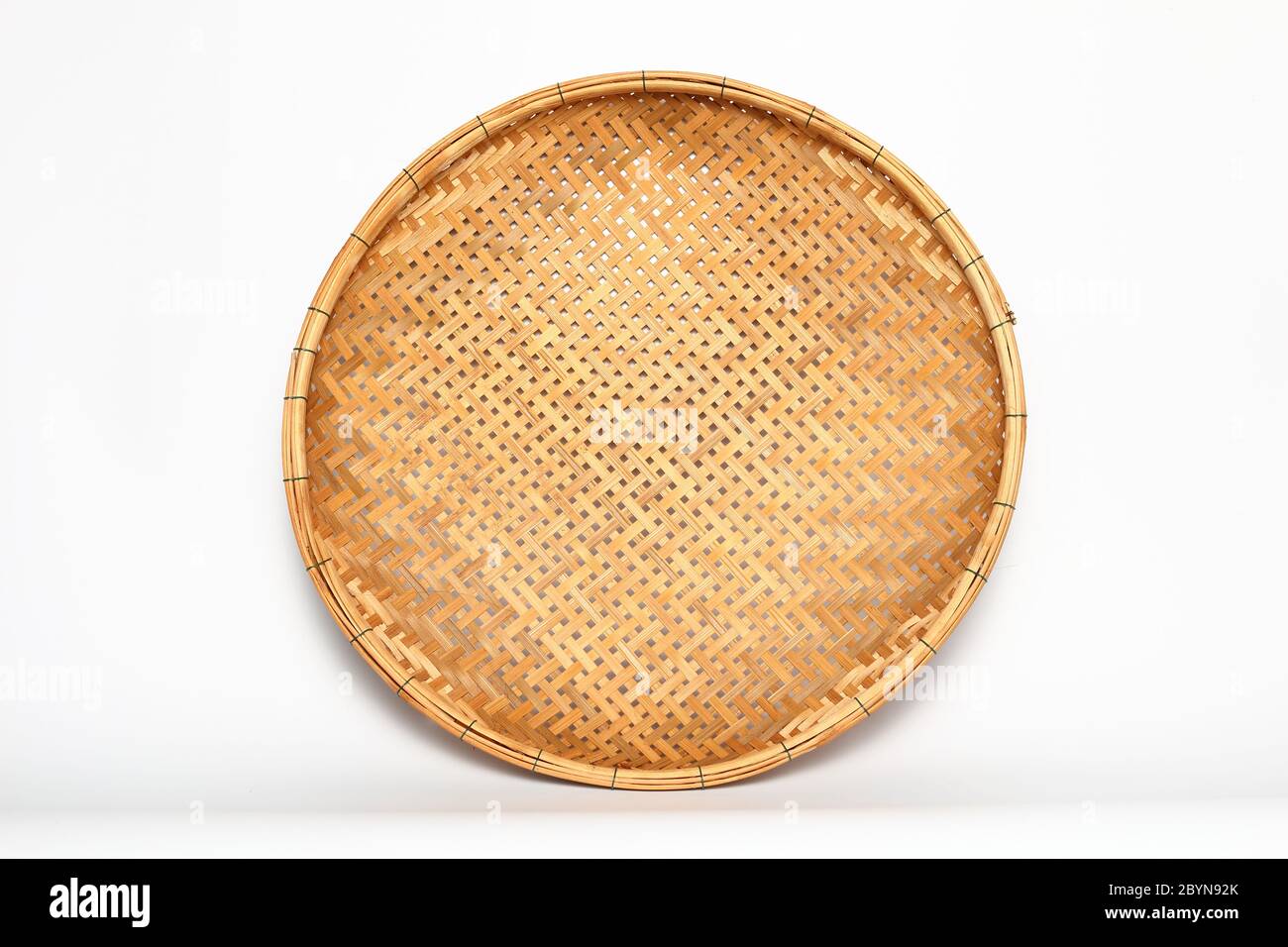 threshing basket made from bamboo,asean thailand Stock Photo - Alamy