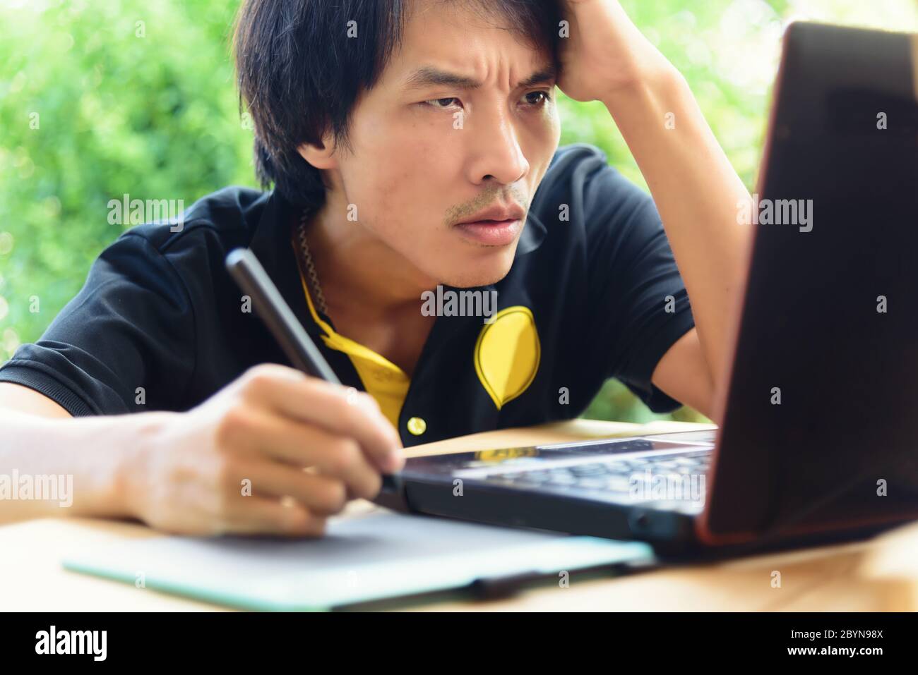 Nervous notebook hi-res stock photography and images - Alamy