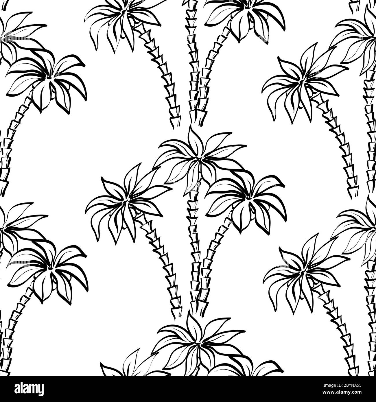 Seamless background trees Black and White Stock Photos & Images - Alamy