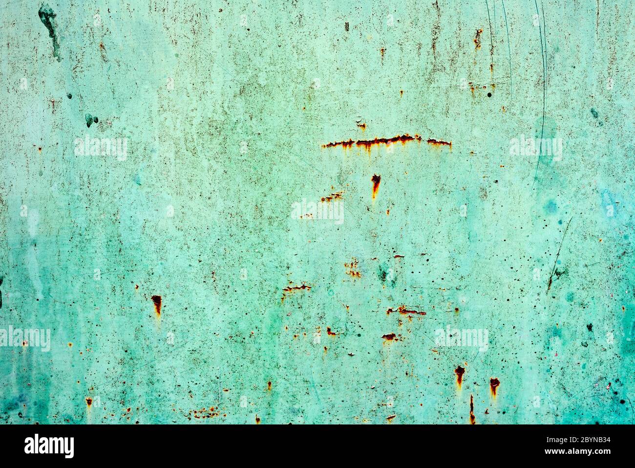 Grunge green iron texture background, metal background with scratches ...