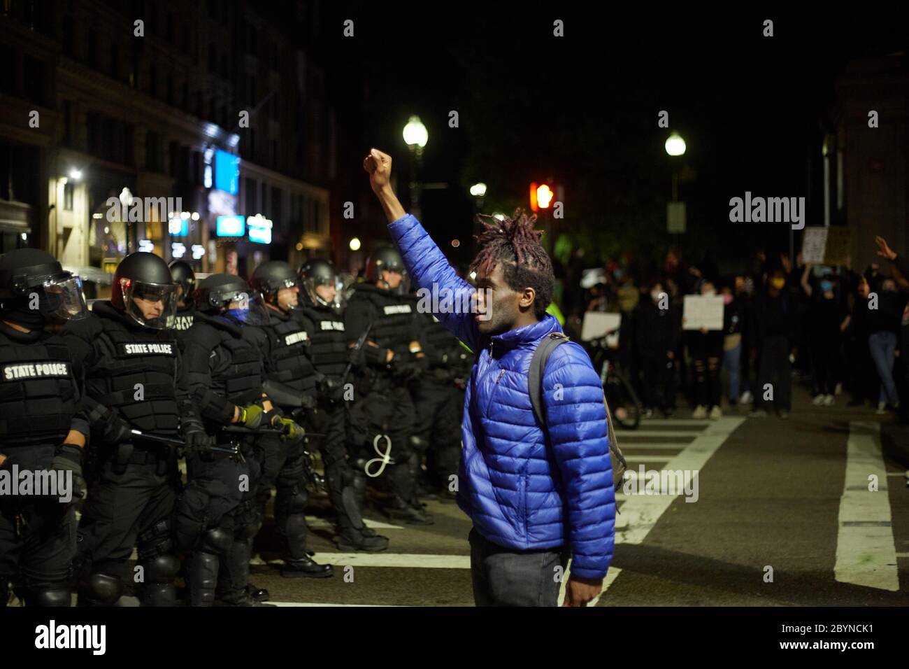 Boston Protest Riot 2020 Stock Photo - Alamy