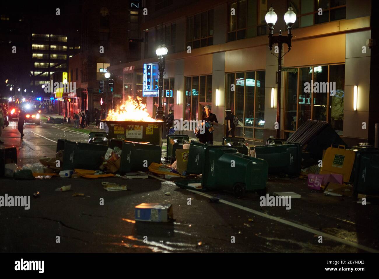 Boston Protest Riot 2020 Stock Photo - Alamy