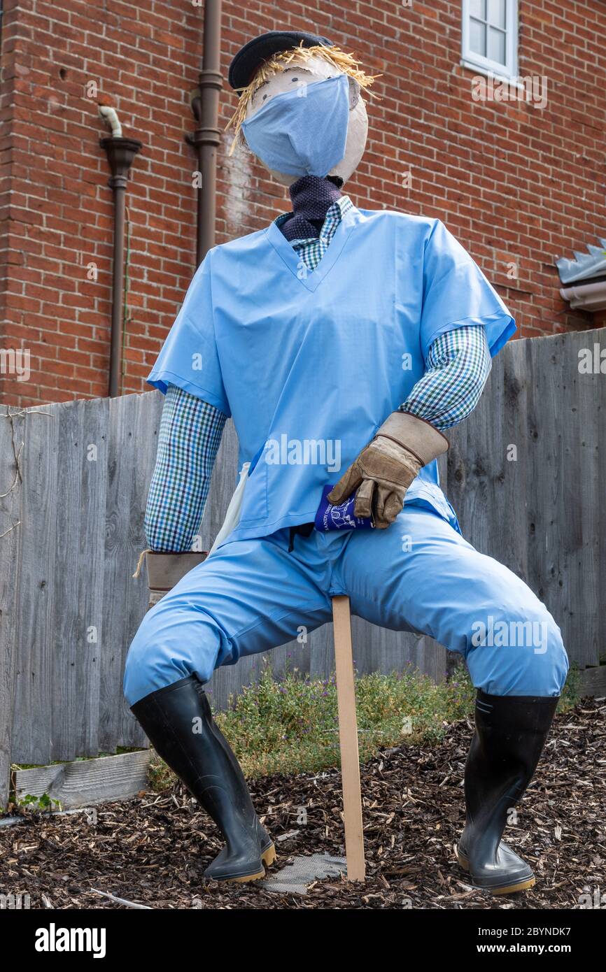 Scarecrow trail or festival, part of Old Basing carnival celebrations ...