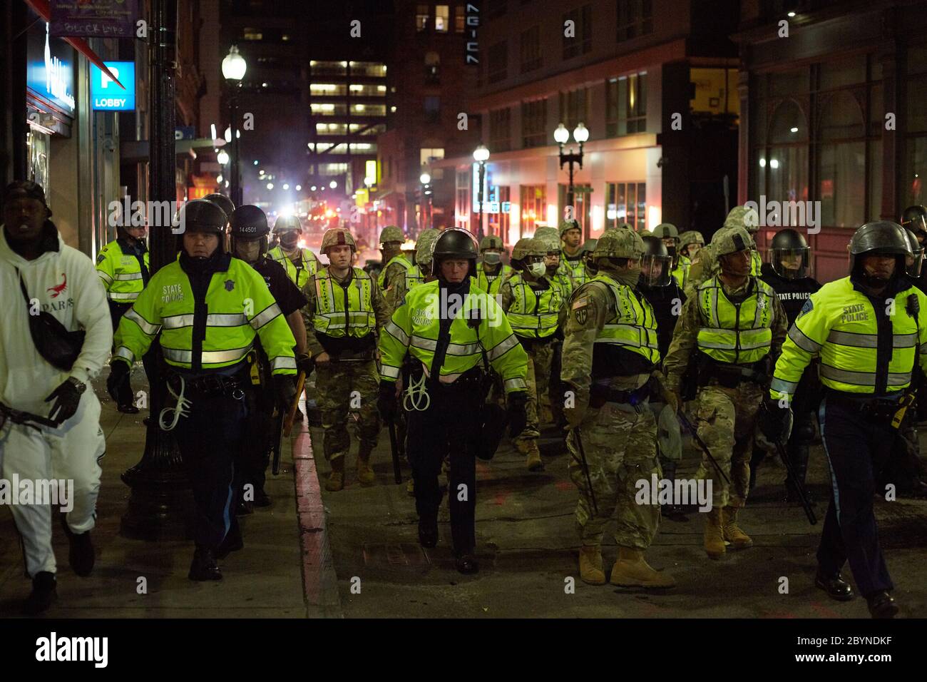 Boston Protest Riot 2020 Stock Photo - Alamy