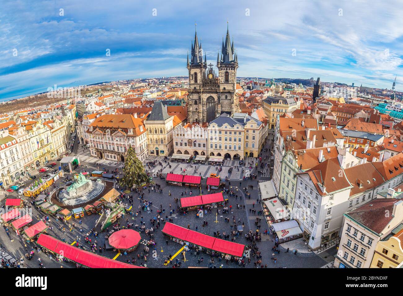 Panorama of Prague Stock Photo - Alamy