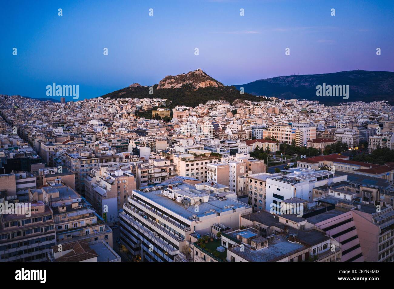 Athens bird eye view hi-res stock photography and images - Alamy