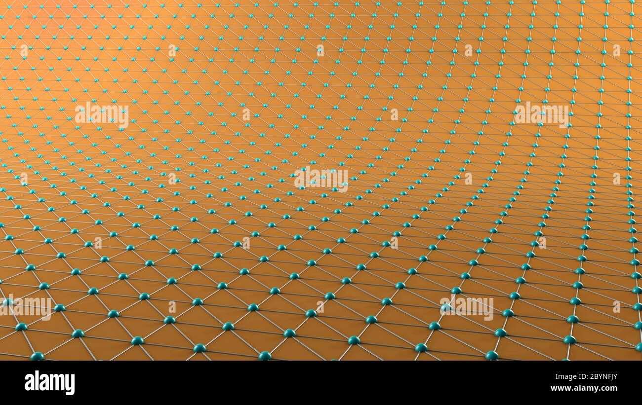 Connected geometric aligned spheres on curved underground - 3d ...