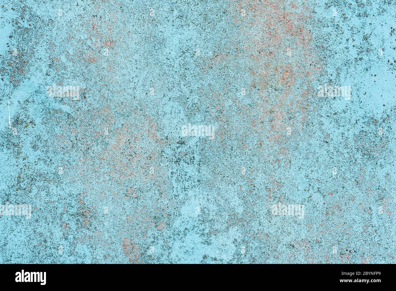 Scratched Blue Metal Texture