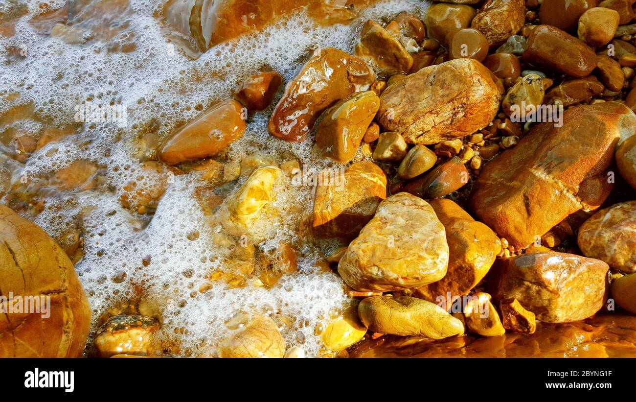 natural stone sea pebbles rocks Stock Photo - Alamy