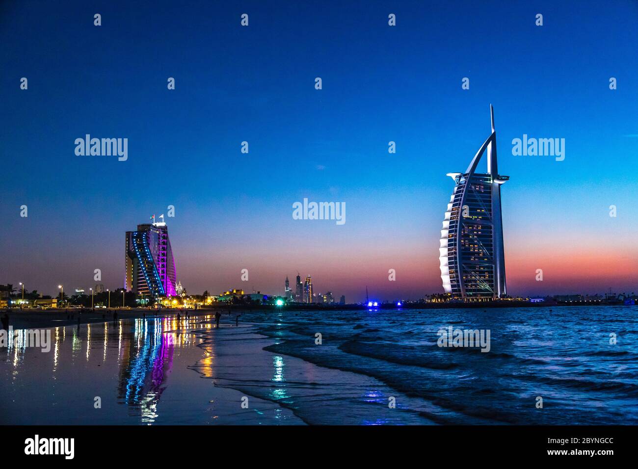 Burj Al Arab is a luxury 5 stars hotel Stock Photo - Alamy