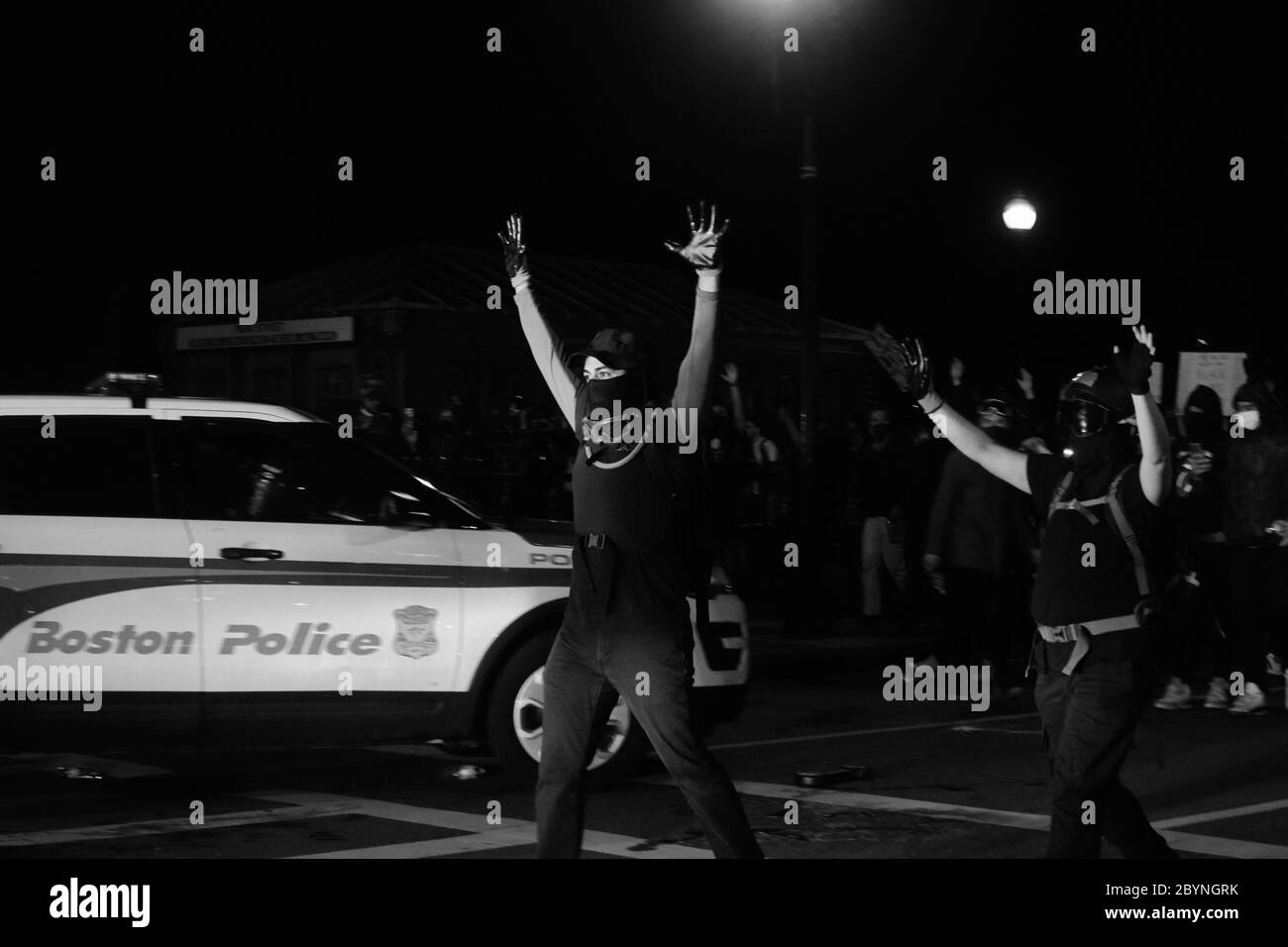 Boston police Black and White Stock Photos & Images - Alamy