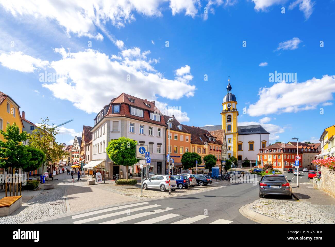 Historical city of Kitzingen, Germany Stock Photo - Alamy