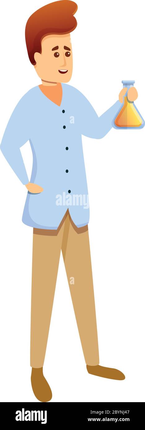 Lab ecologist icon. Cartoon of lab ecologist vector icon for web design ...