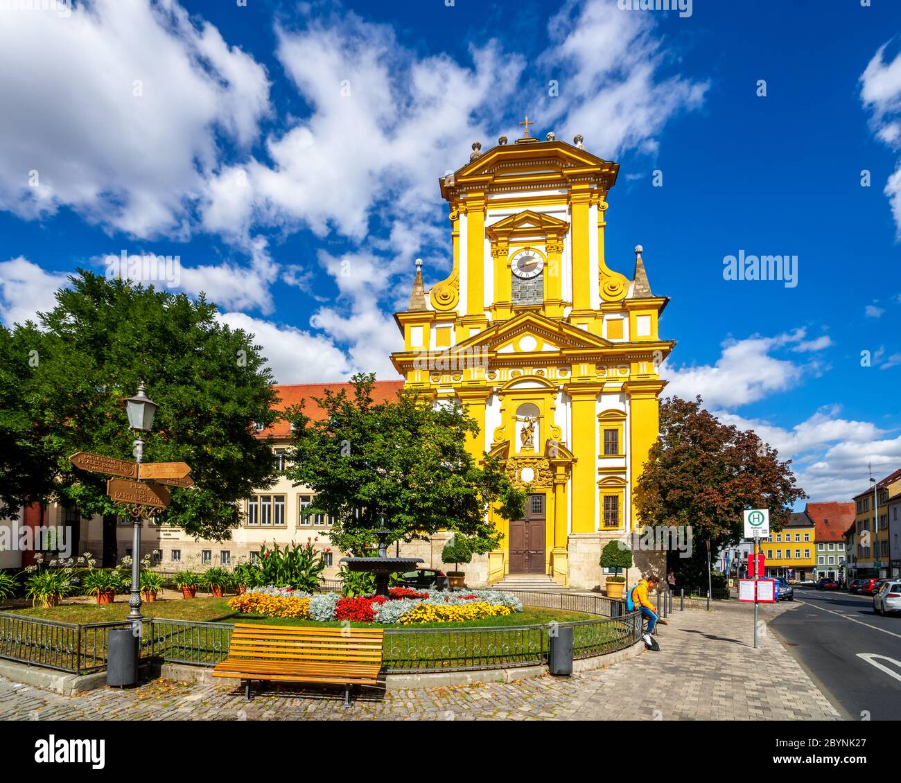 Market in Kitzingen, Germany Stock Photo - Alamy