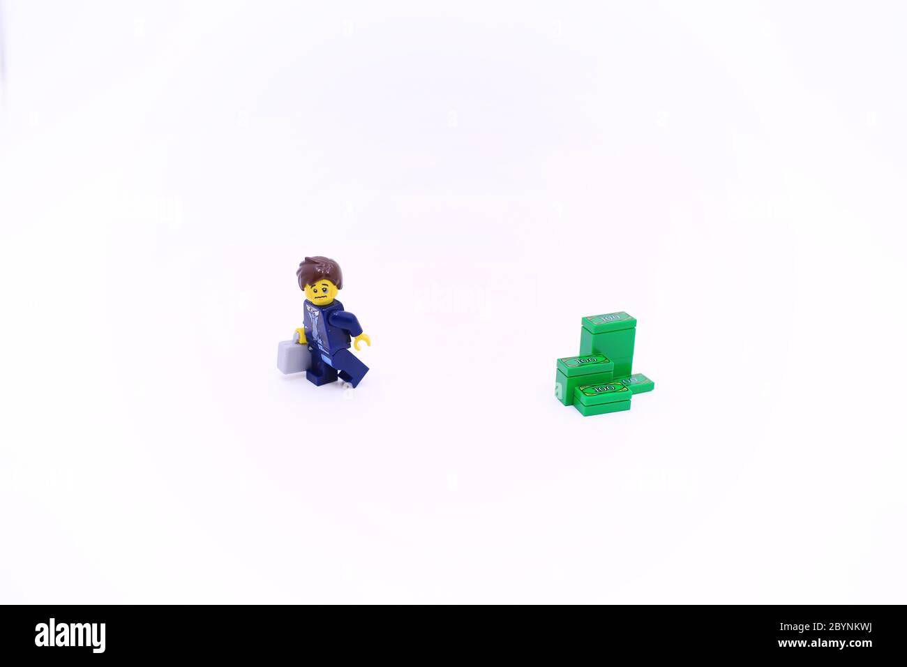 Lego figure lost hi-res stock photography and images - Alamy