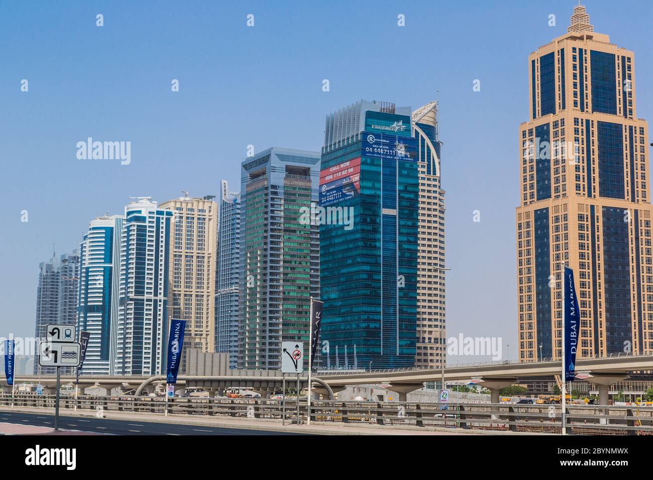 Dubai downtown. East, United Arab Emirates architecture Stock Photo - Alamy