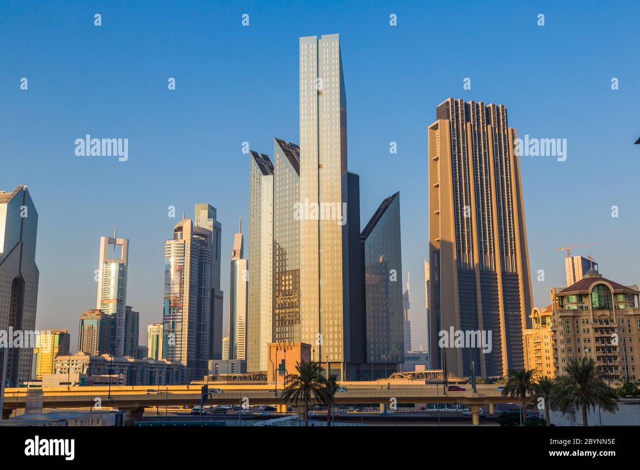 Dubai downtown. East, United Arab Emirates architecture Stock Photo - Alamy