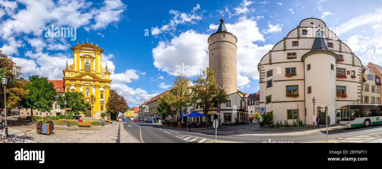 Market in Kitzingen, Germany Stock Photo - Alamy