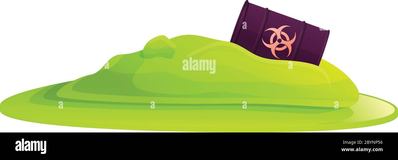 Biohazard area icon. Cartoon of biohazard area vector icon for web ...