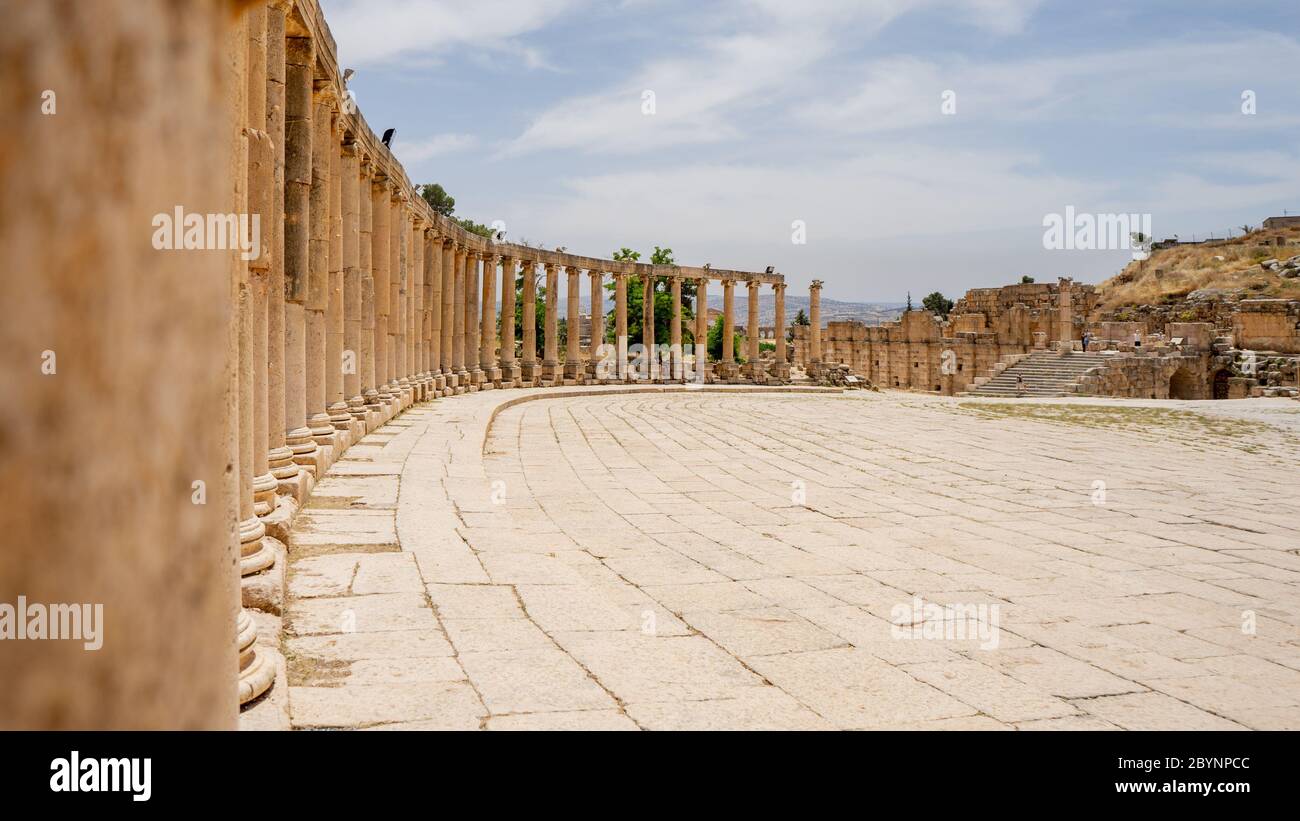 Jerash is the site of the ruins of the Greco-Roman city of Gerasa ...