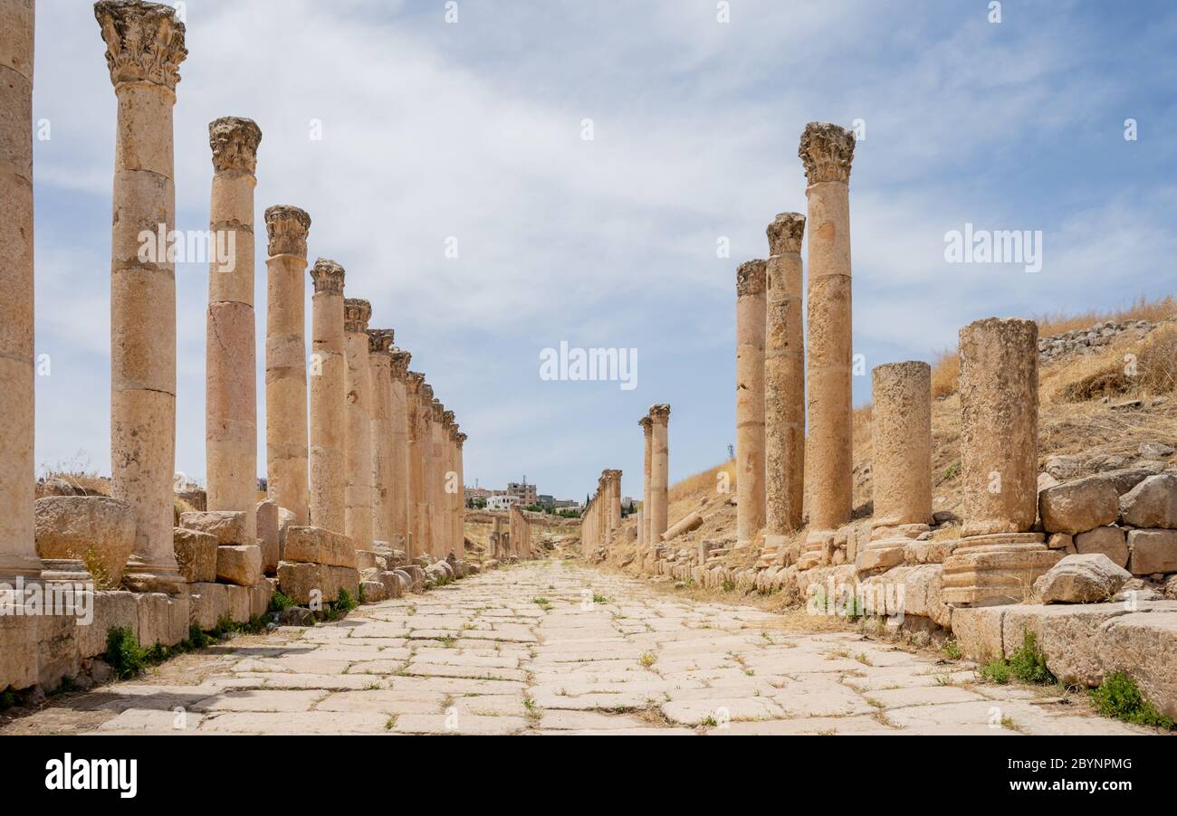 Jerash is the site of the ruins of the Greco-Roman city of Gerasa ...