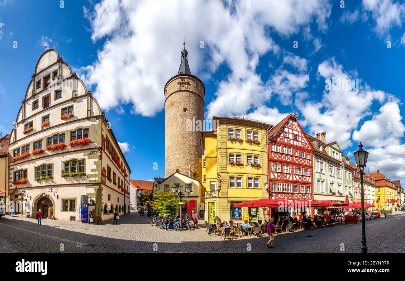 Market in Kitzingen, Germany Stock Photo - Alamy