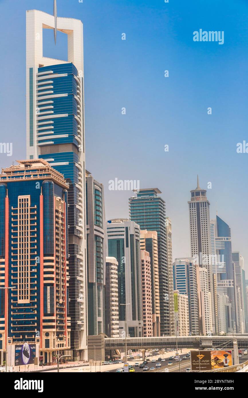 Dubai downtown. East, United Arab Emirates architecture Stock Photo - Alamy