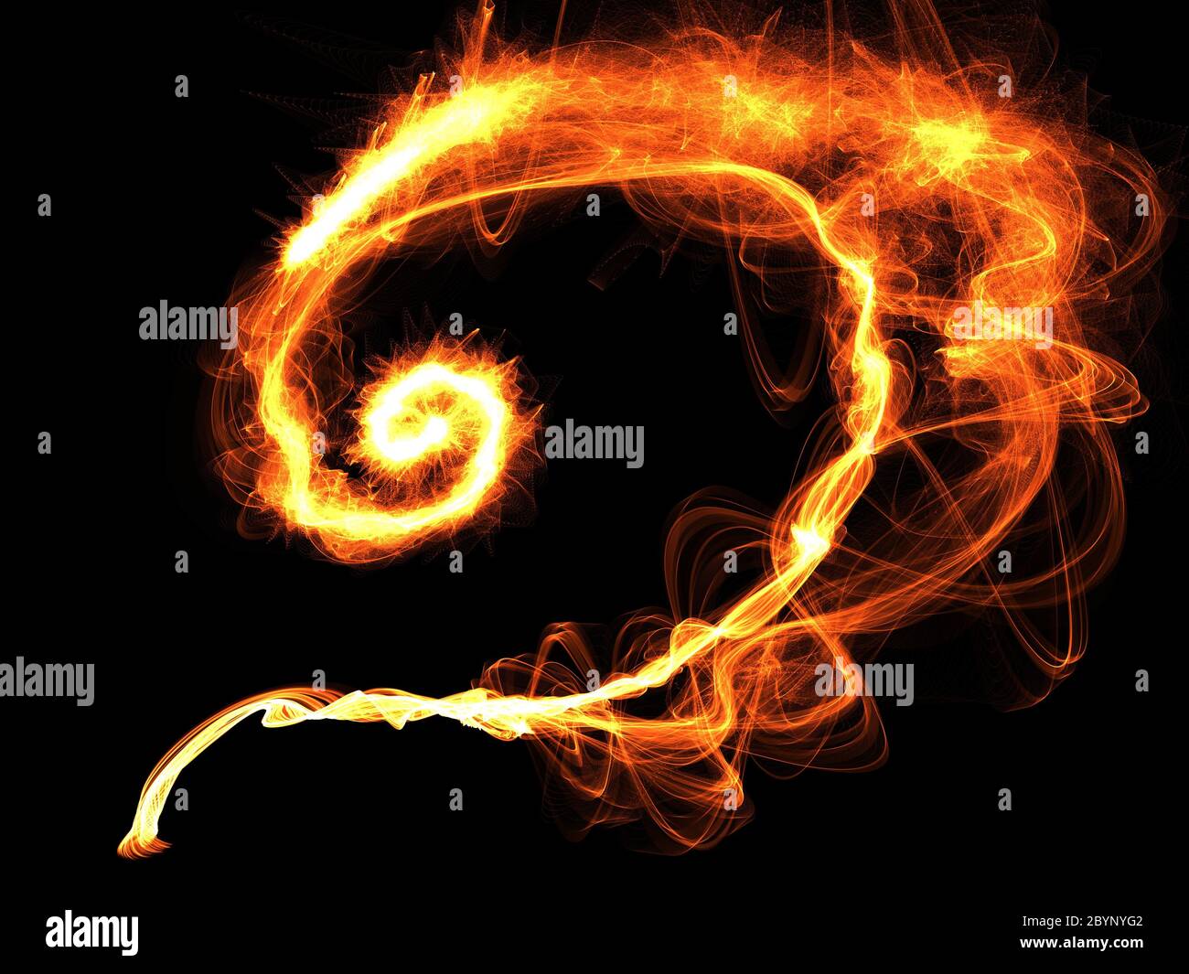 Fire And Water Abstract Wallpaper